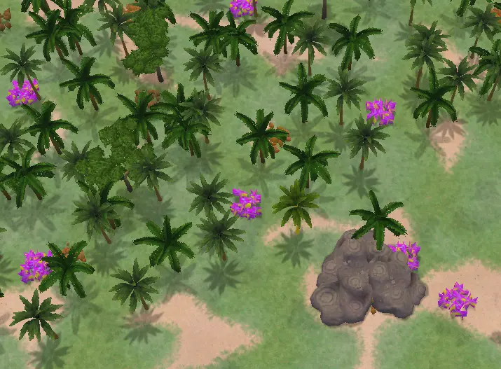 Tropical Coast Template Map | ZooBerry