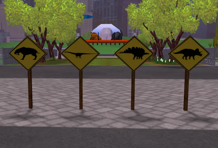 Extinct Animal Crossing Signs | ZooBerry