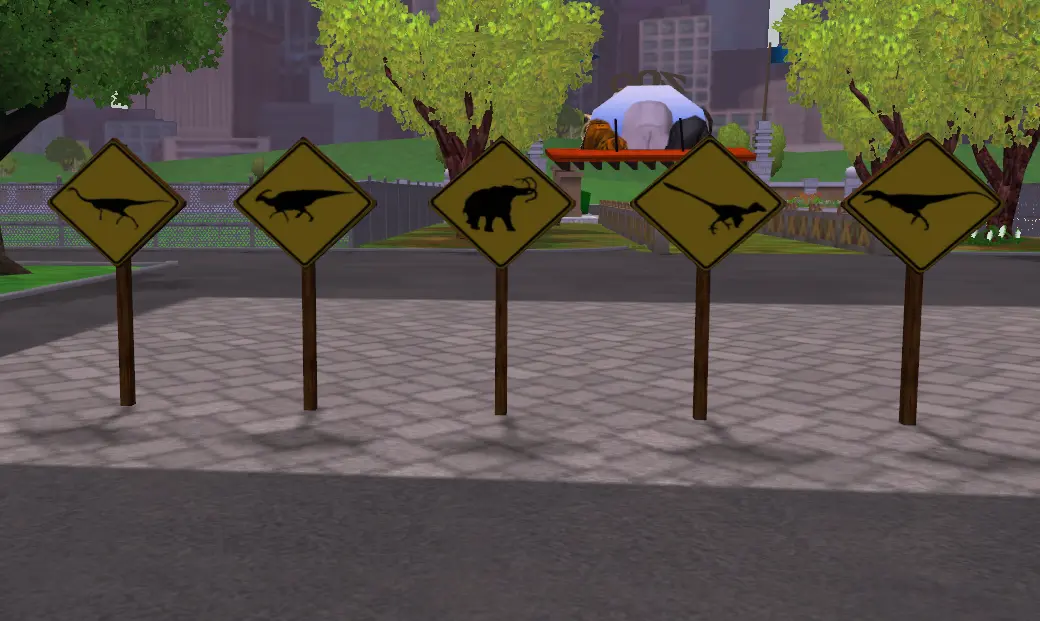 Extinct Animal Crossing Signs | ZooBerry