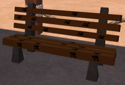 Paw Prints Bench | ZooBerry