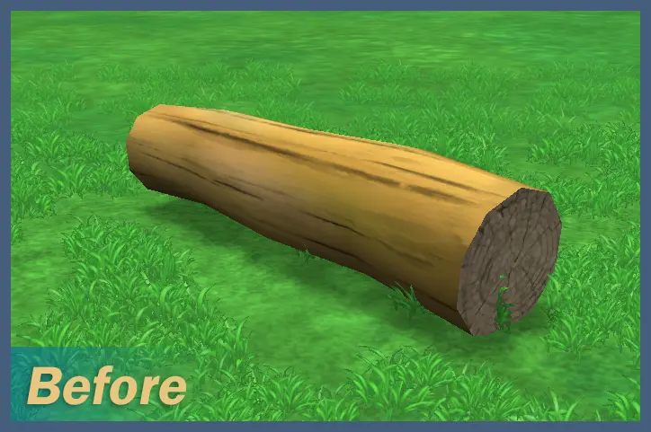 Elephant Log Reskin | ZooBerry