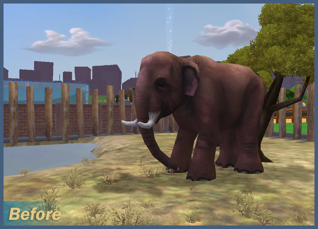 Asian Elephant Reskin | ZooBerry